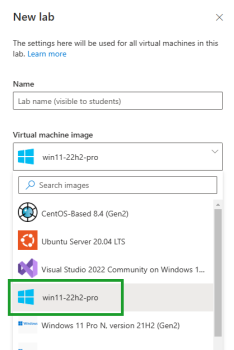 Azure Lab Services - Azure Compute Gallery Integration, and Custom ...